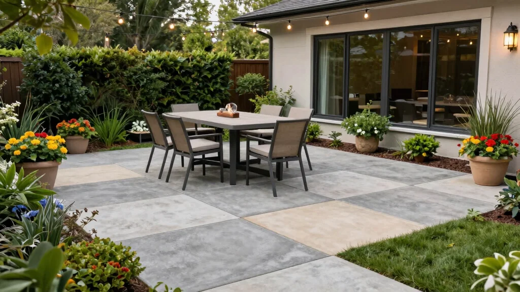 12 Concrete Paver Patio Ideas for a Durable Modern Look - Artevo Home